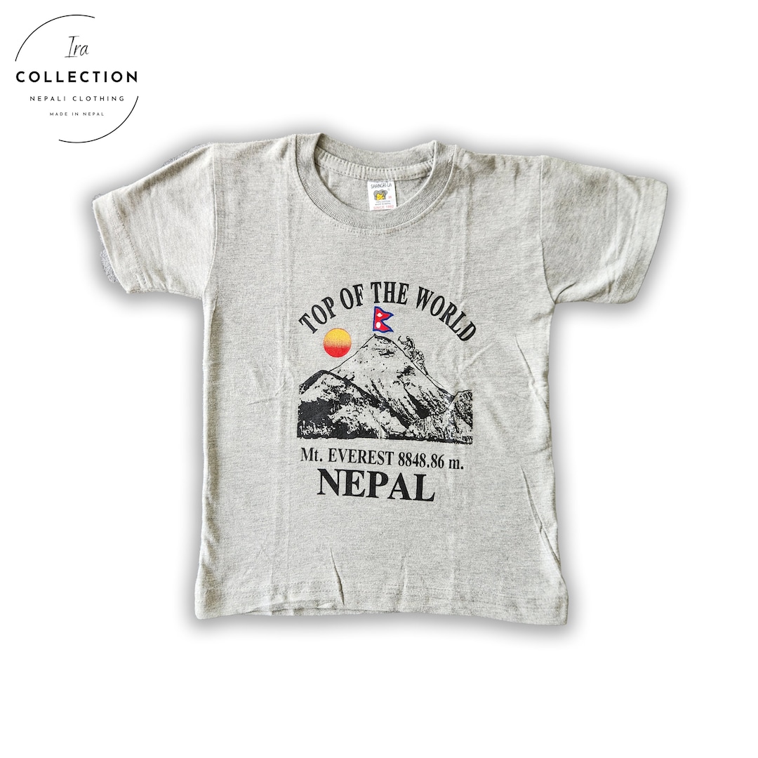 Nepal-themed Printed T-shirts for Kids, Nani Babu, Ka Kha Print, Mt ...