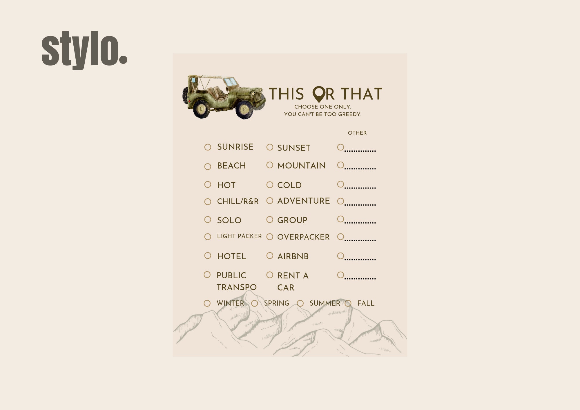 Digital/printable Autograph Template - Etsy