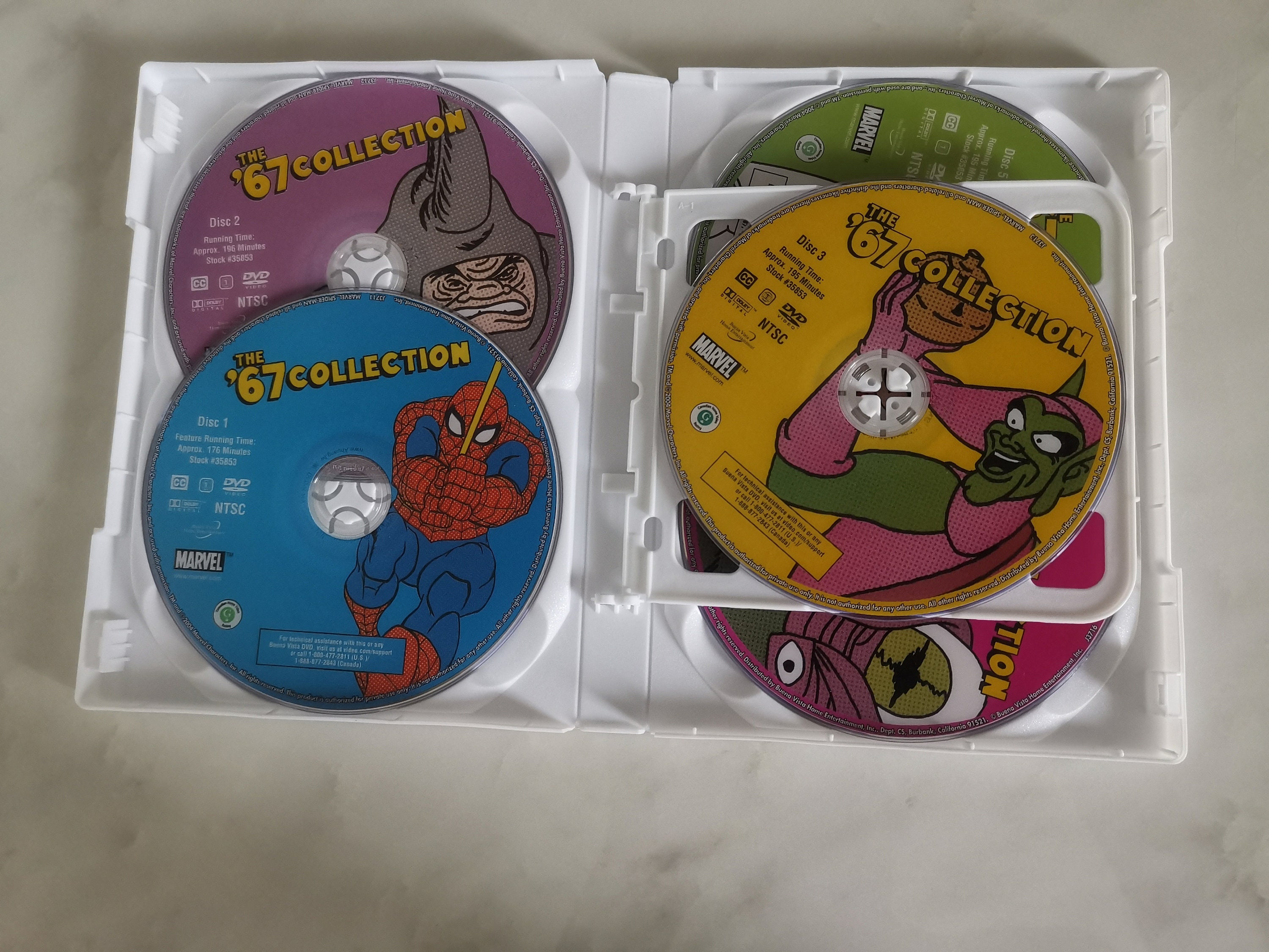 Spider-man the '67 Collection 6 Volume Animated Set DVD - Etsy