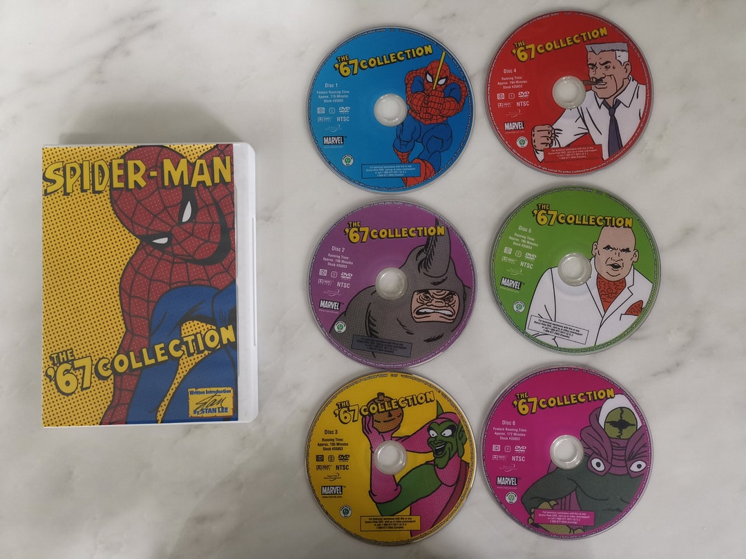 Spider-man the '67 Collection 6 Volume Animated Set DVD - Etsy