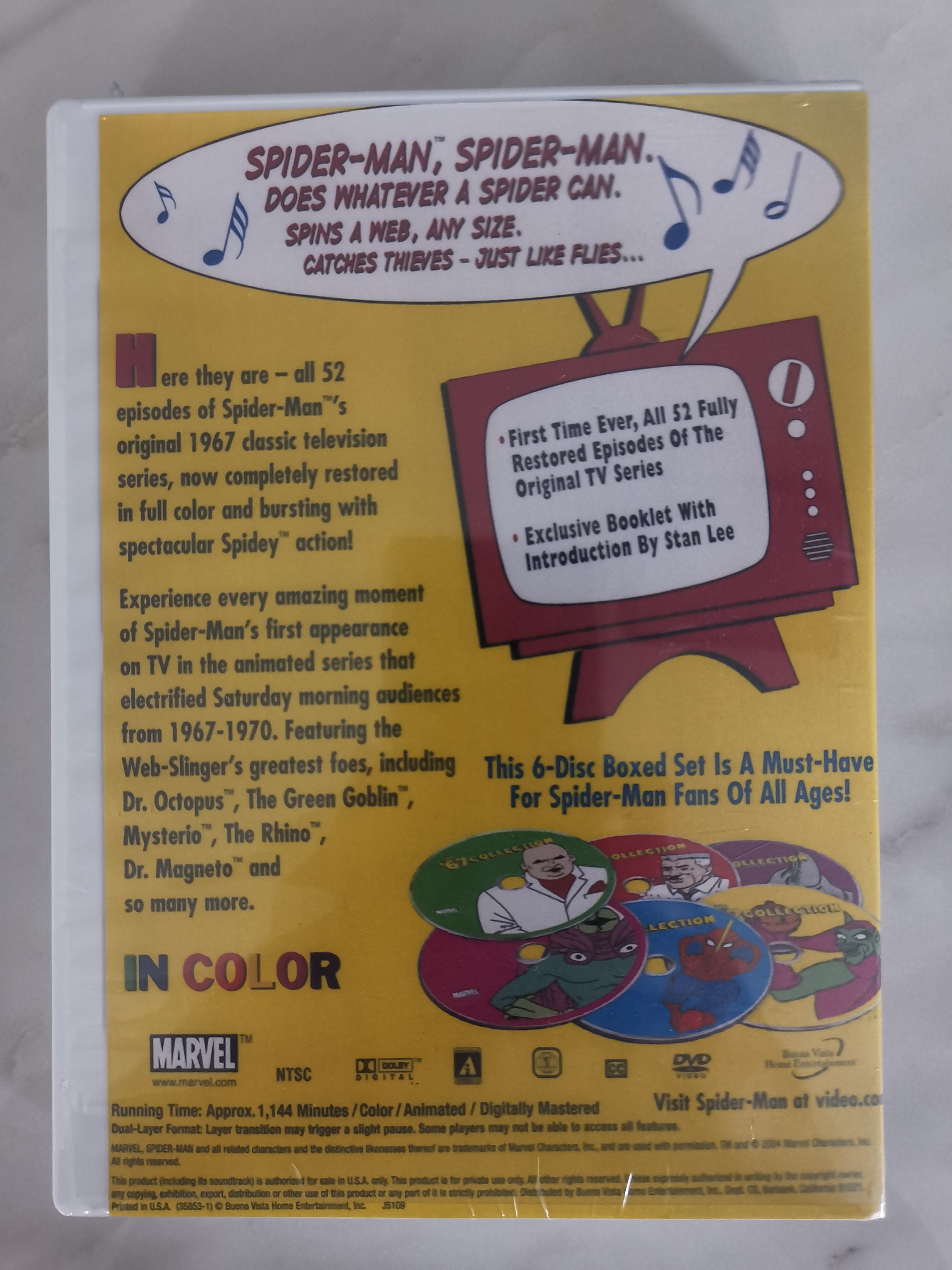 Spider-man the '67 Collection 6 Volume Animated Set DVD - Etsy