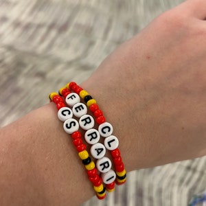 Ferrari F1 Bracelets - Etsy