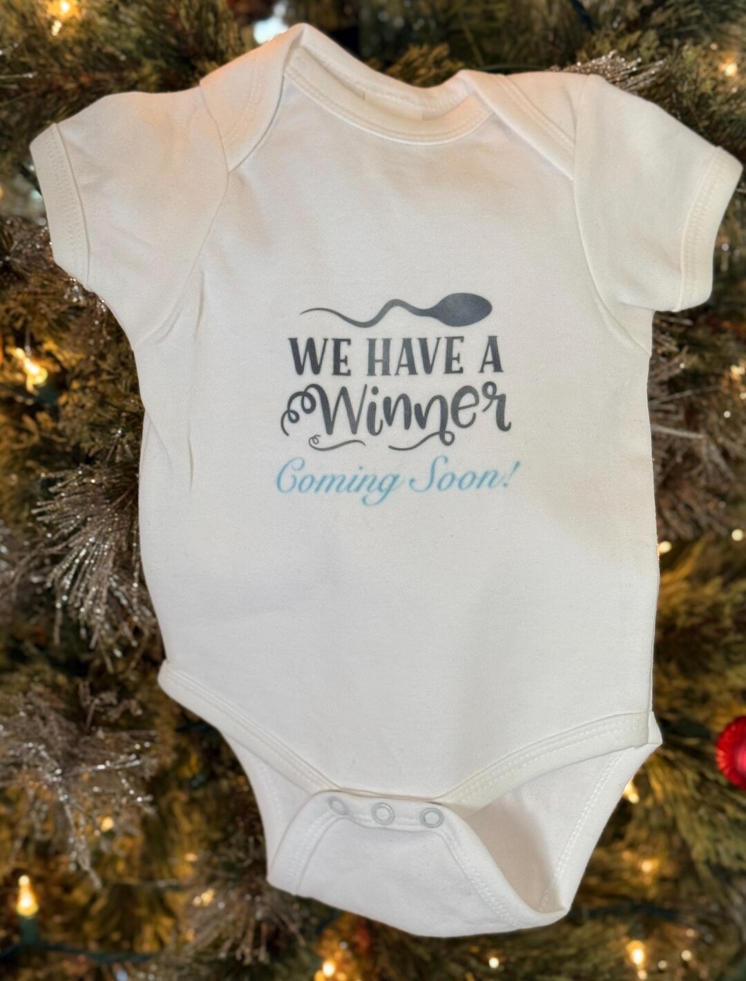 We Have a Winner Baby Boy Pregnancy Announcement Onesie 0-3 Months ...