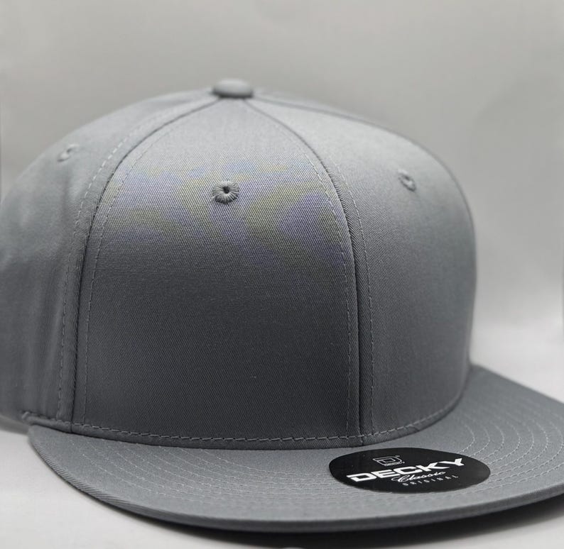 Custom Laser Engraved Faux Leather Patch Hat Decky Brand Flatbill Snapback Perfect dad Gift With ...