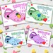 Croc Charm Valentine Card, Valentines Card, Valentines Day, Printable ...