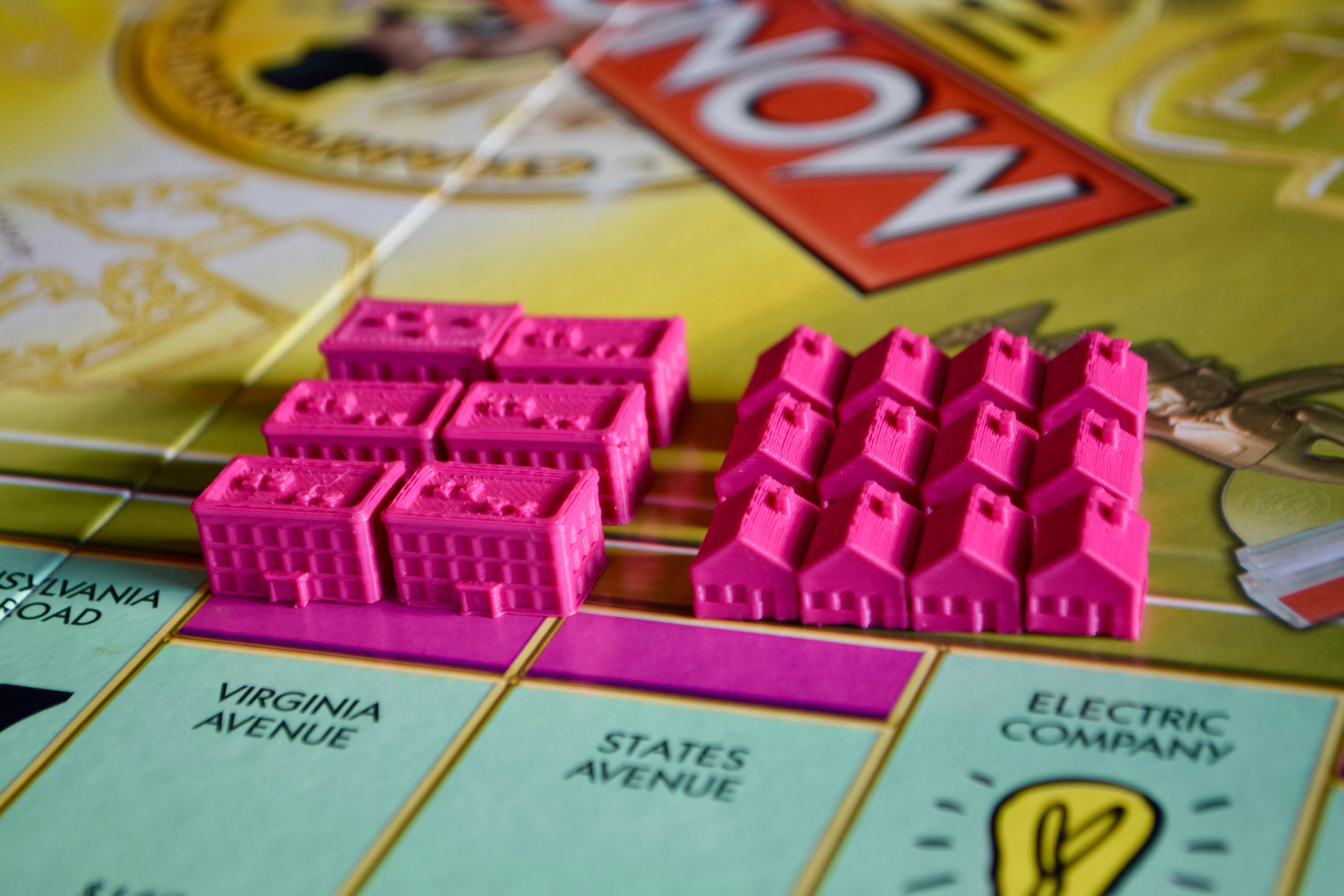 Monopoly House and Hotel Game Pieces - Etsy
