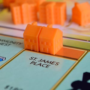Monopoly House and Hotel Game Pieces - Etsy