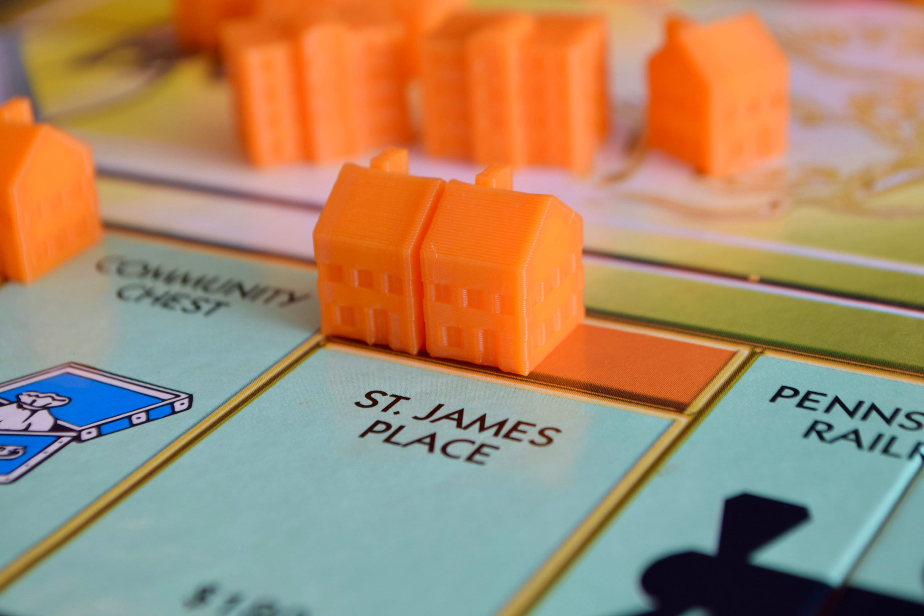 Monopoly House and Hotel Game Pieces - Etsy