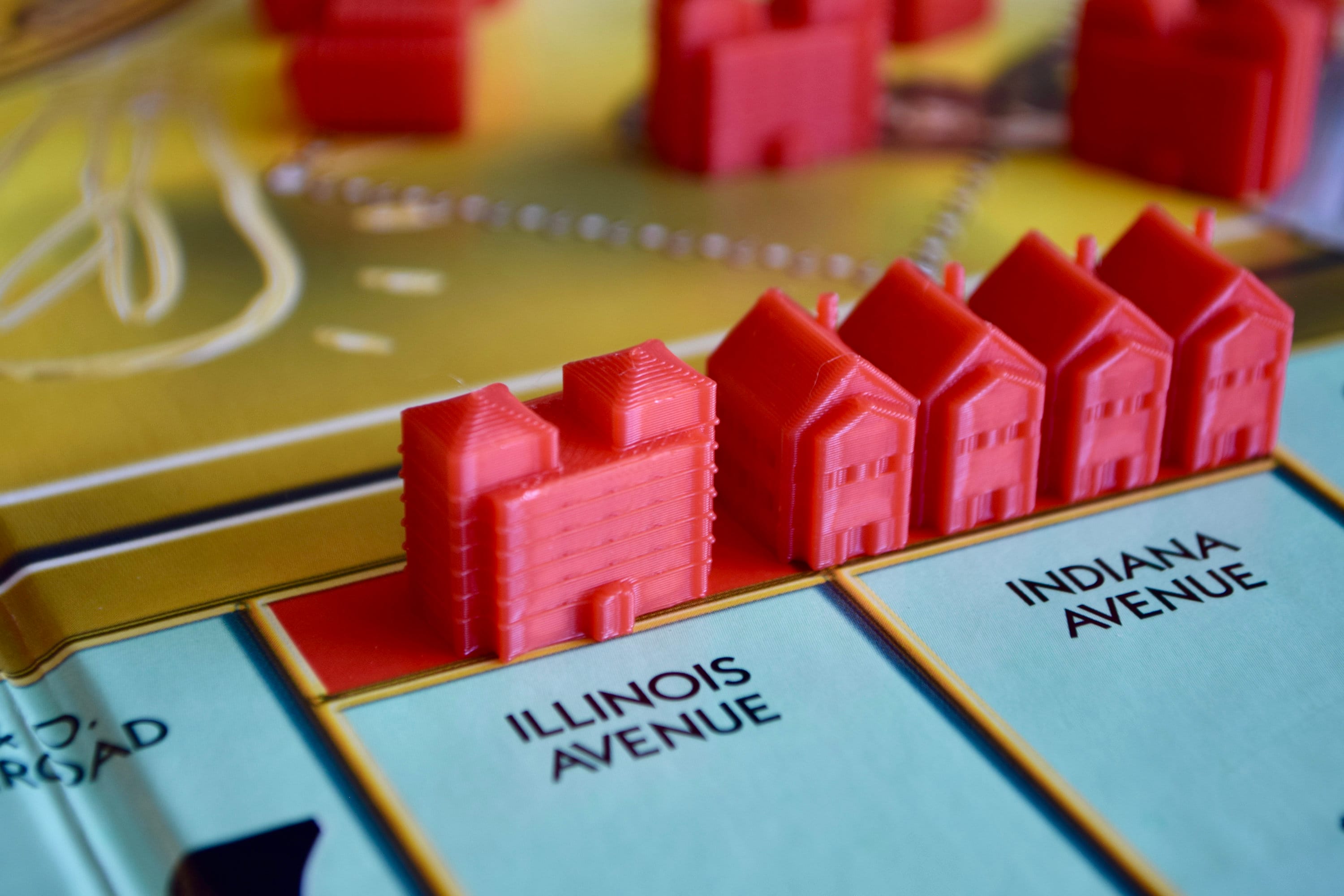 Monopoly House and Hotel Game Pieces - Etsy