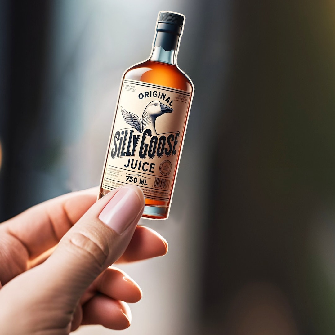 Original Silly Goose Juice Whiskey Sticker, Silly Goose Juice Sticker ...