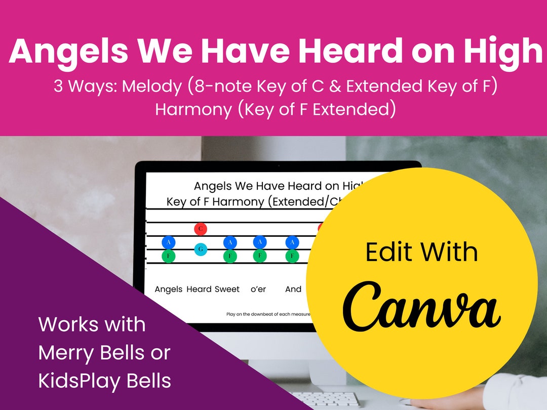 Angels We Have Heard on High Bell Chart | Primary Singing Time | Merry ...