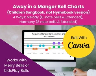 Away in a Manger C Major - Etsy