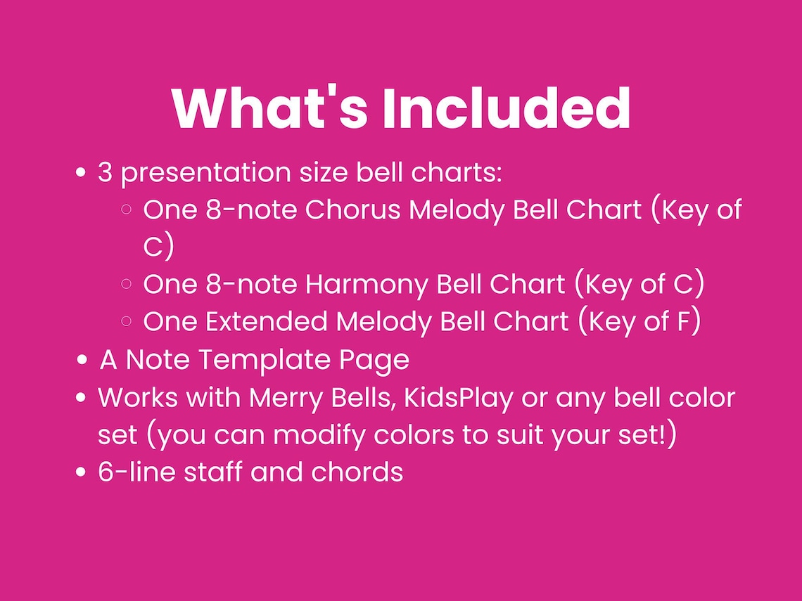 Jingle Bells Bell Chart | Christmas Music | Merry Bells Hand Bells ...