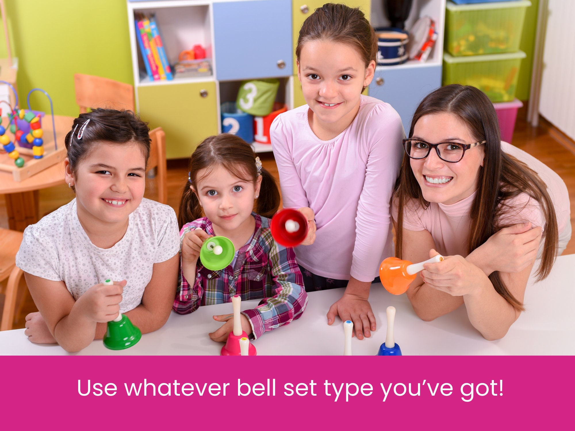 Jingle Bells Bell Chart | Christmas Music | Merry Bells Hand Bells ...