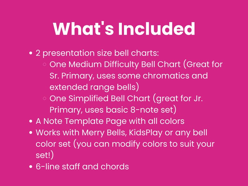 Kindness Begins With Me Bell Chart | Primary Singing Time (digital ...