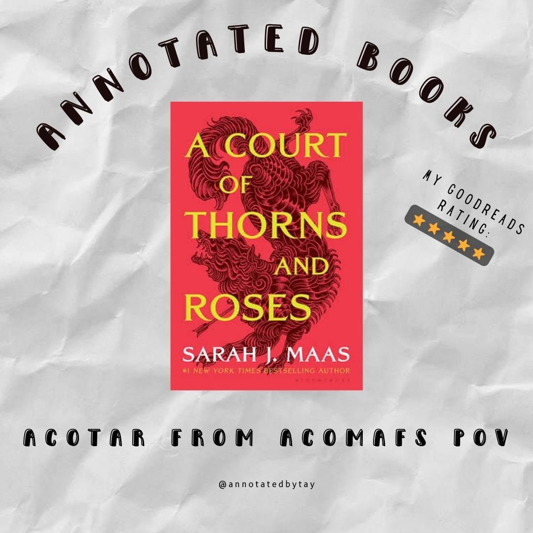 Annotated Books ACOTAR - Etsy