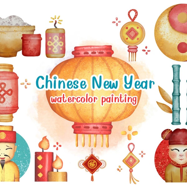 Chinese Watercolor - Etsy