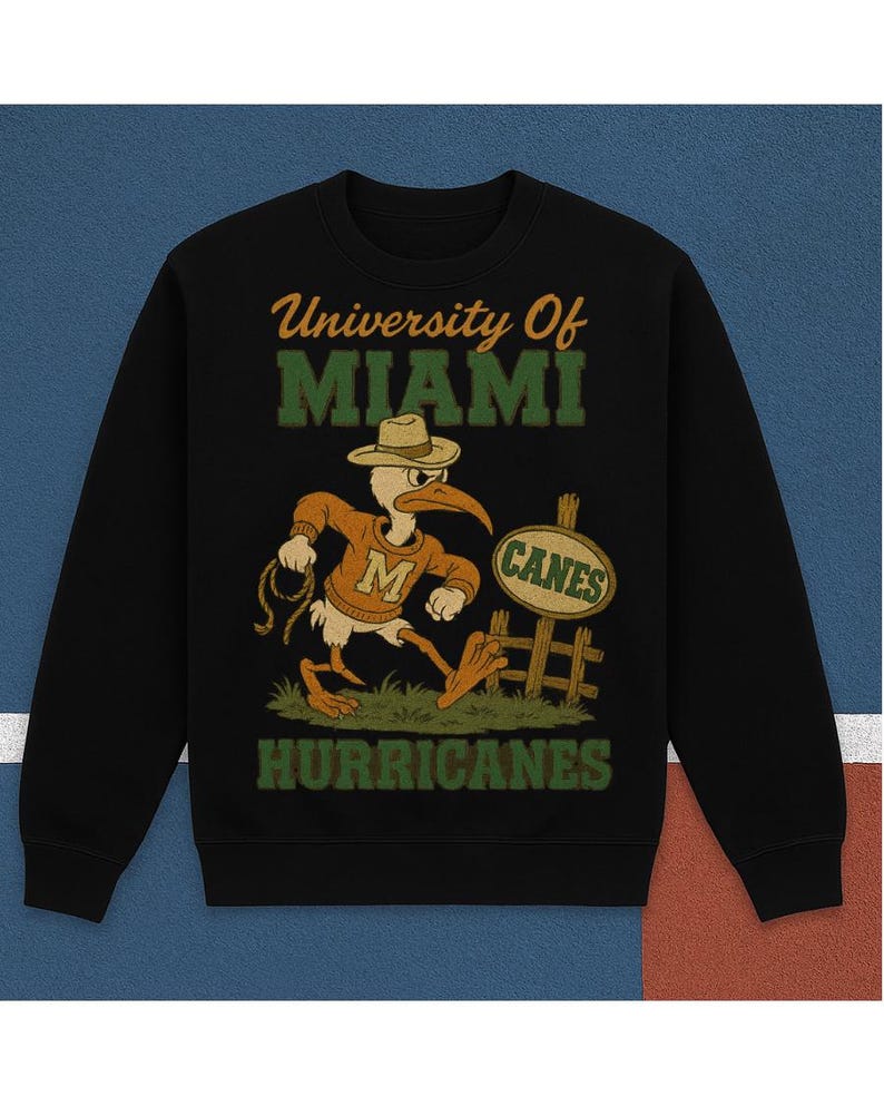 Miami Canes Football SEC Download PNG Sublimation - Etsy