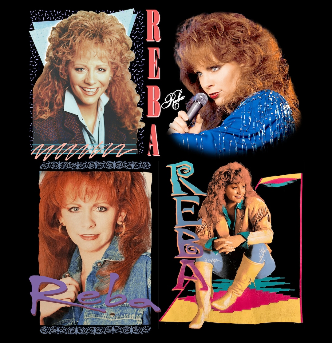 Reba Country Classic Vintage Music Western Band Download PNG ...
