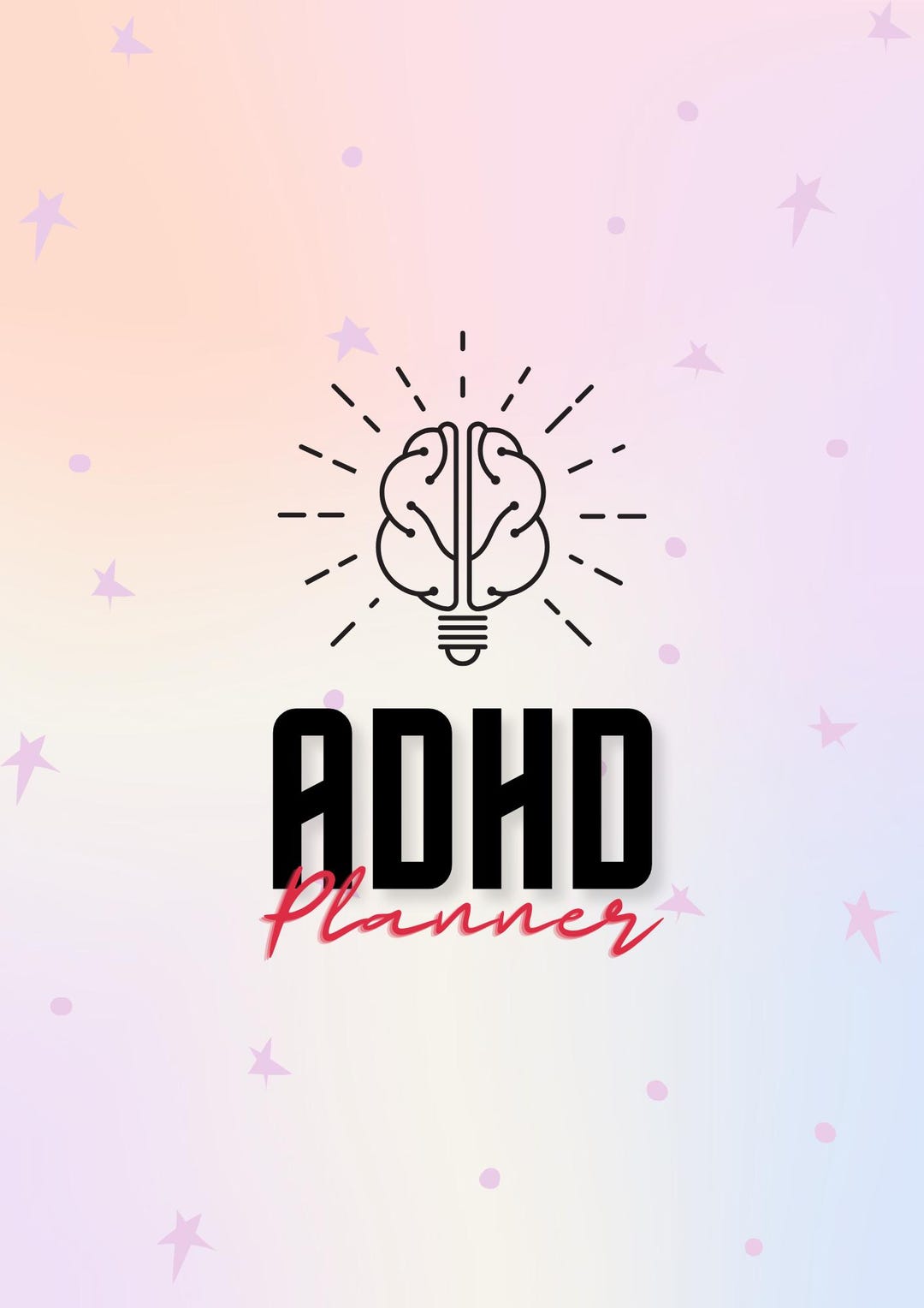 ADHD Yearly Planner Printable Download Goodnotes PDF Editable in Canva ...