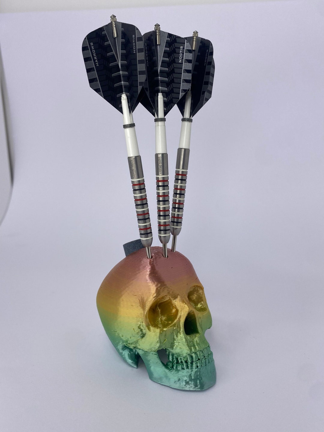 Skull Dart Stand With Darts Sharpening Stone! - Etsy