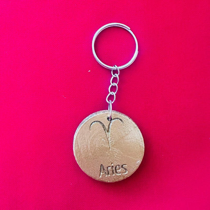 Aries Constellation Keychain - Etsy