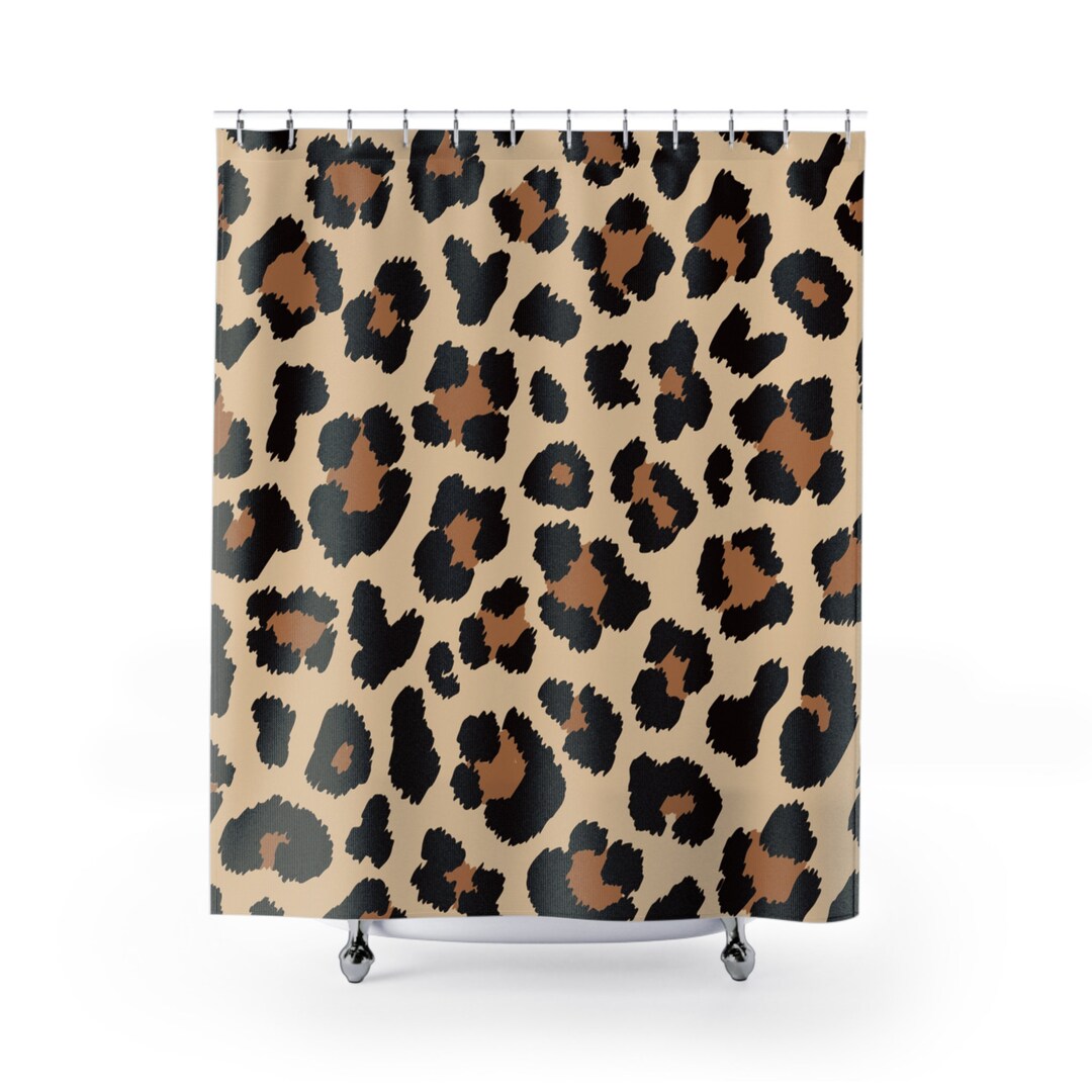 Leopard Lover Shower Curtains - Etsy