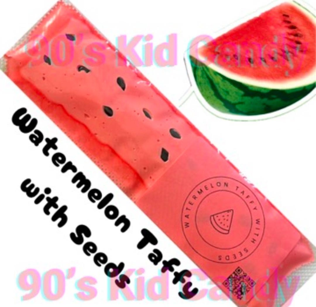 WATERMELON TAFFY With SEEDS - Etsy