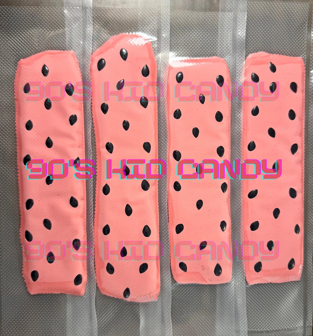 Watermelon Taffy With Crunchy Candy Seeds | Nostalgic Candy Treats ...