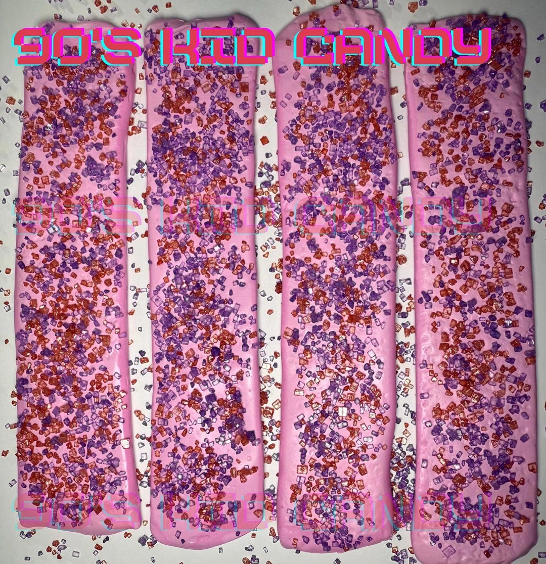 Cherry Taffy With Crunchy Candy Sprinkles | Nostalgic Candy Treats ...