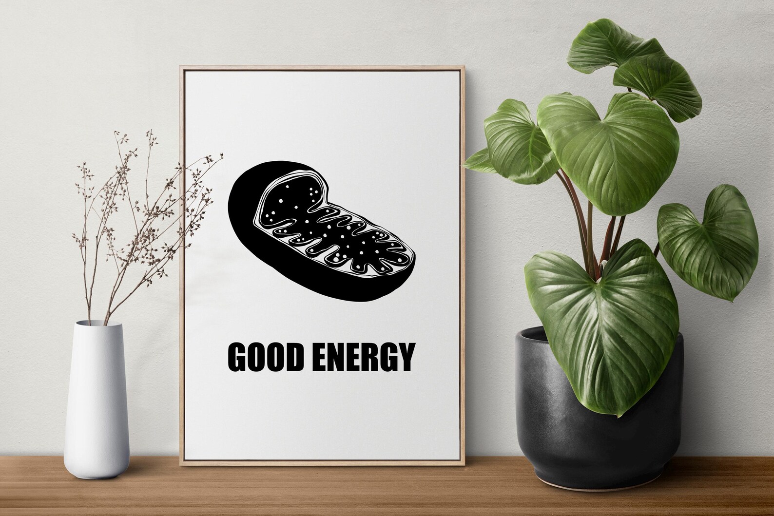 Motivation Quote Art Print Science Classroom Poster Good Energy ...