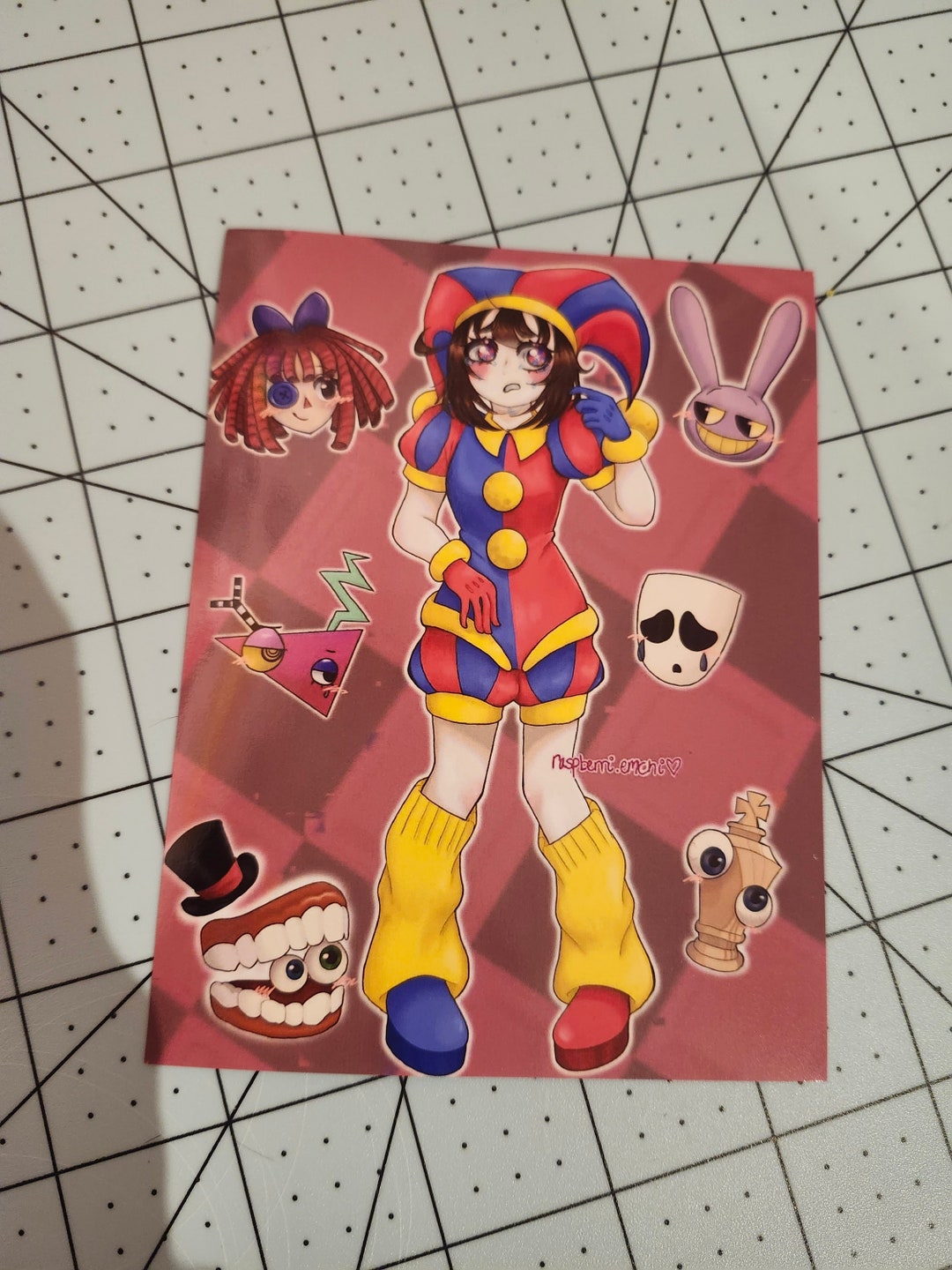 Pomni, Amazing Digital Circus Print - 4 in X 5.5 In - Etsy