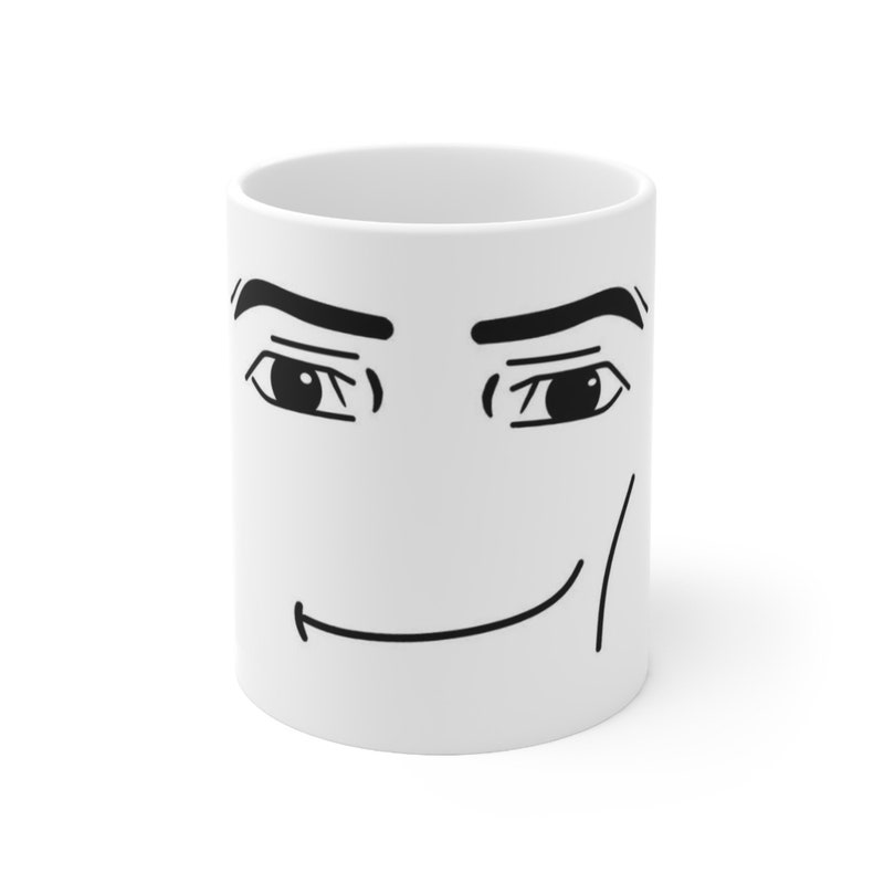 Roblox Man Face Mugs Etsy