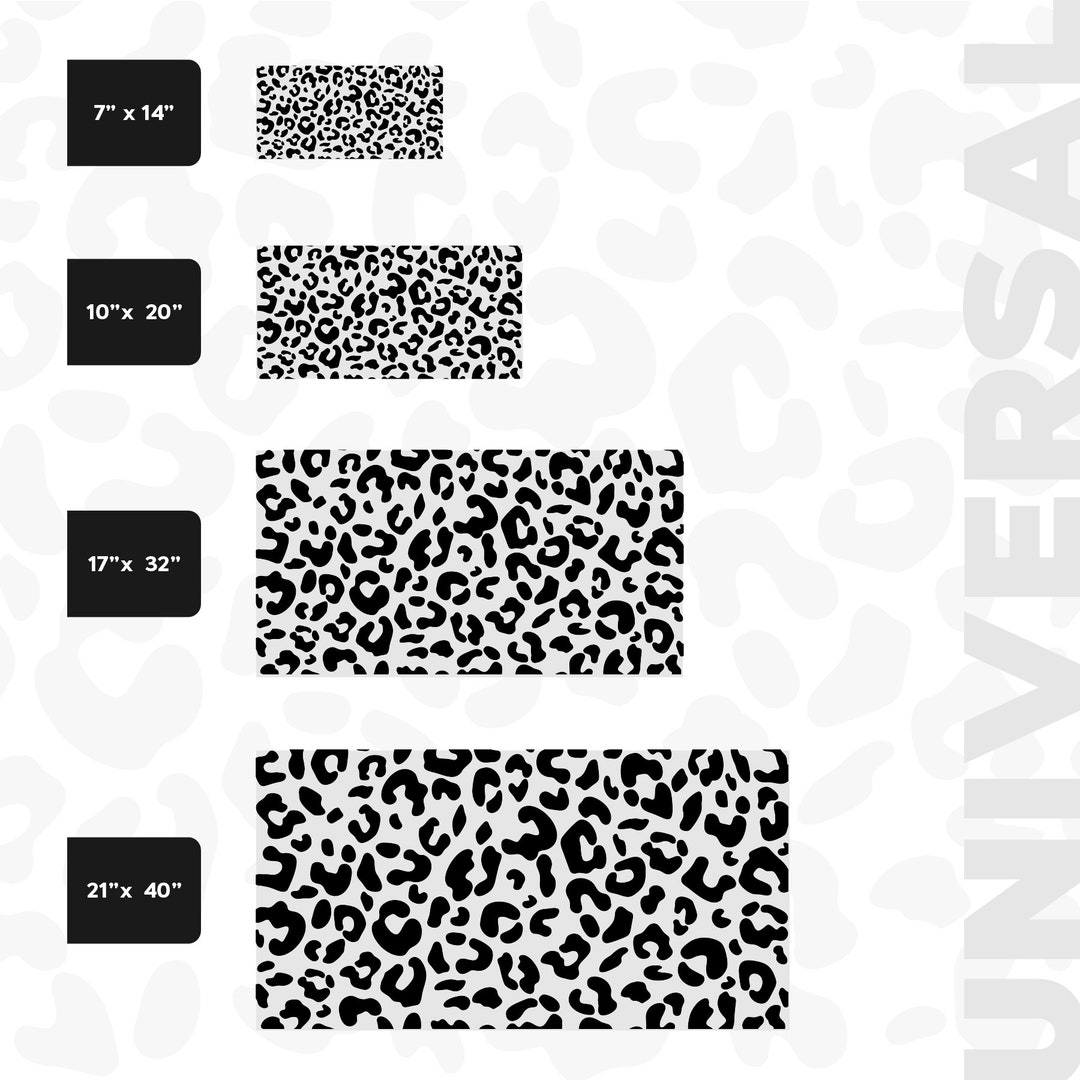 Cheetah Print Decal Set UNIVERSAL - Etsy