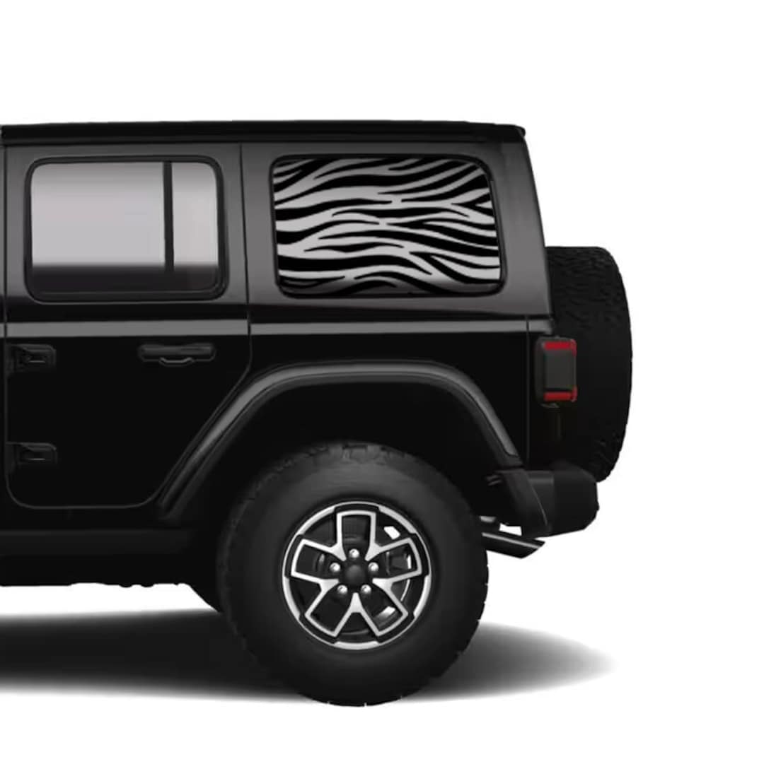 Zebra Decal Set Jeep Wrangler - Etsy