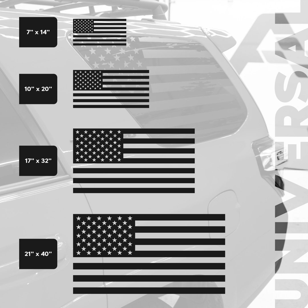 American Flag Decal Set UNIVERSAL - Etsy