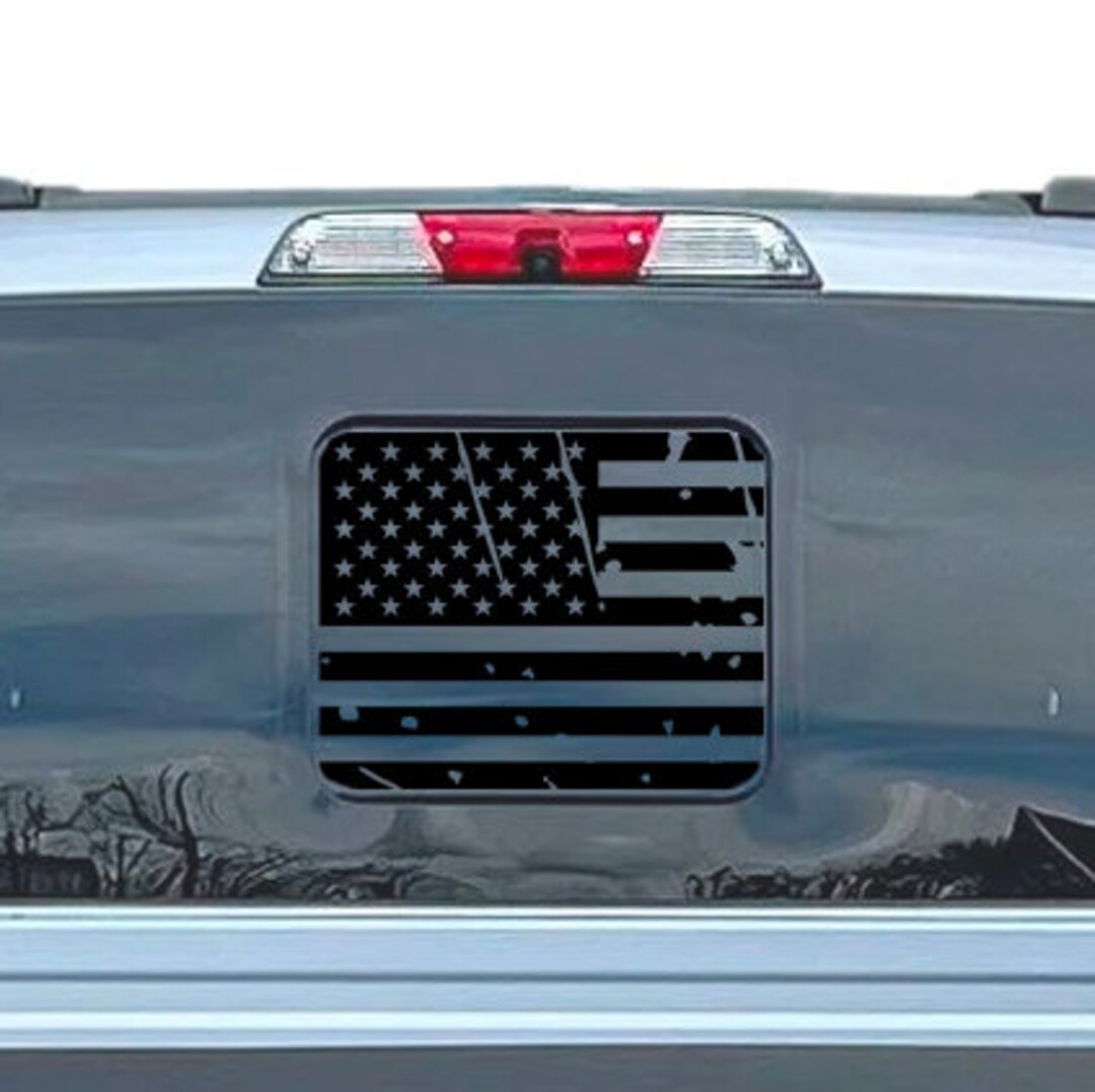 Distressed American Flag Decal Ford F150 - Etsy
