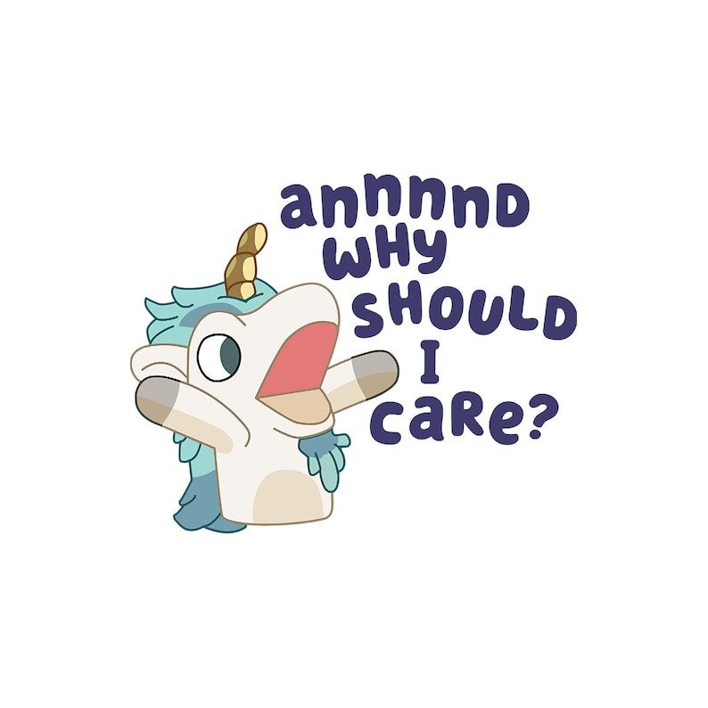 Bluey Unicorn Png Bluey Friends Instant Download Png Bluey And
