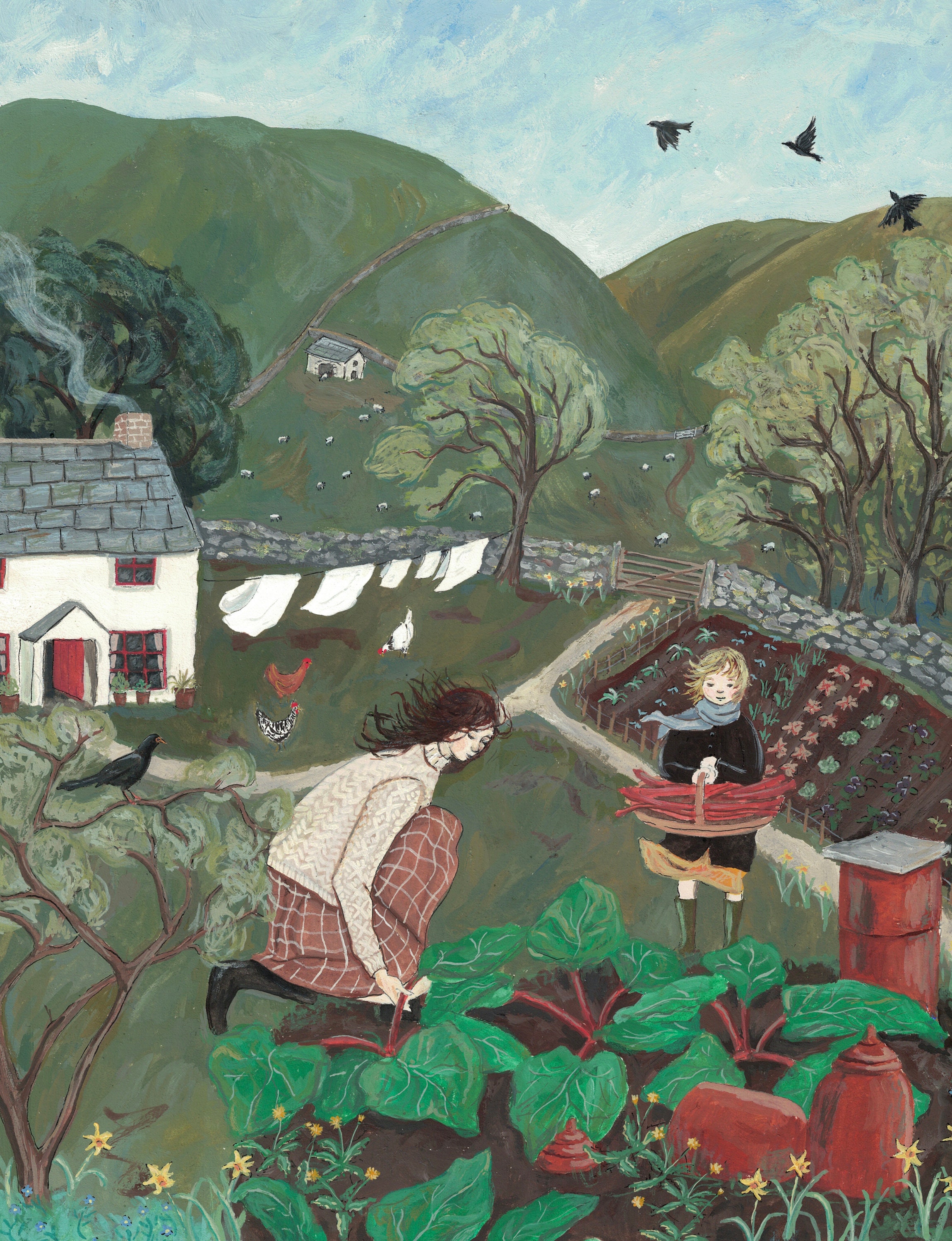 Spring's First Offering Fine Art Print Giclee Print of Original Gouache ...