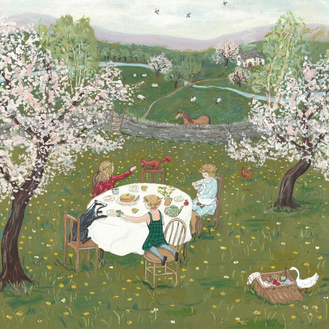 Tea Time - Giclee Fine Art Print - Etsy