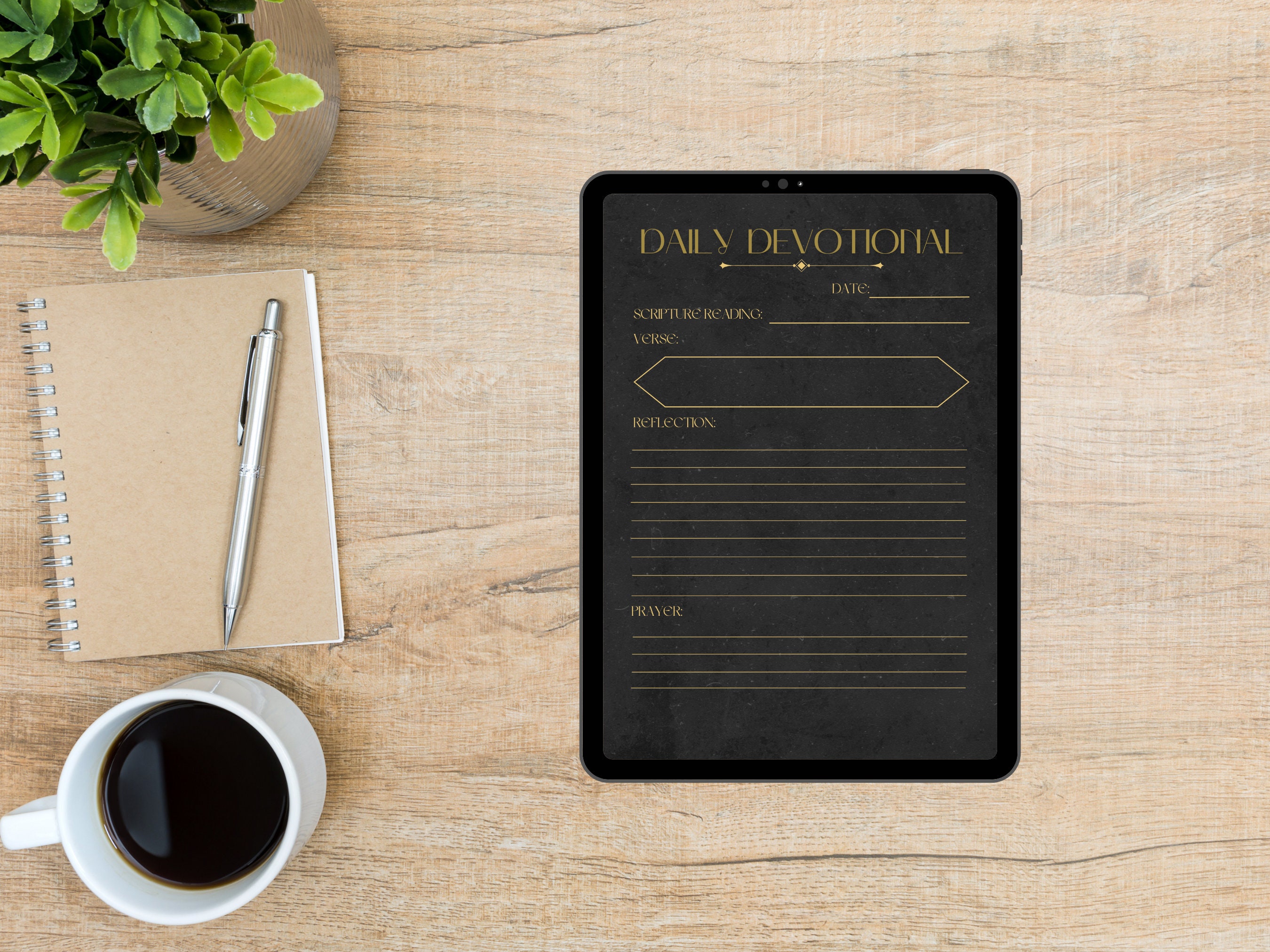 Daily Devotional Journal | Printable Daily Devotional Digital Daily ...