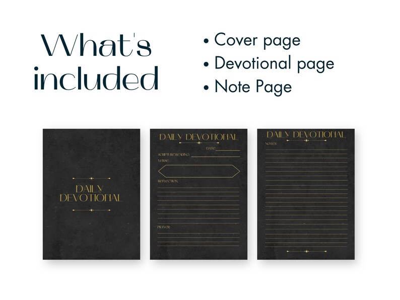 Daily Devotional Journal | Printable Daily Devotional Digital Daily ...