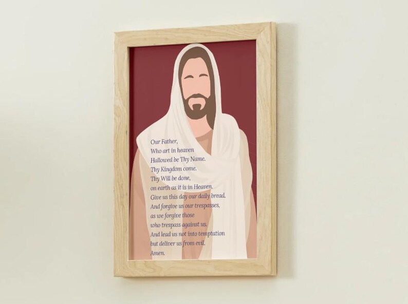 The Lord's Prayer - Poster (samoan Version) - Etsy Australia