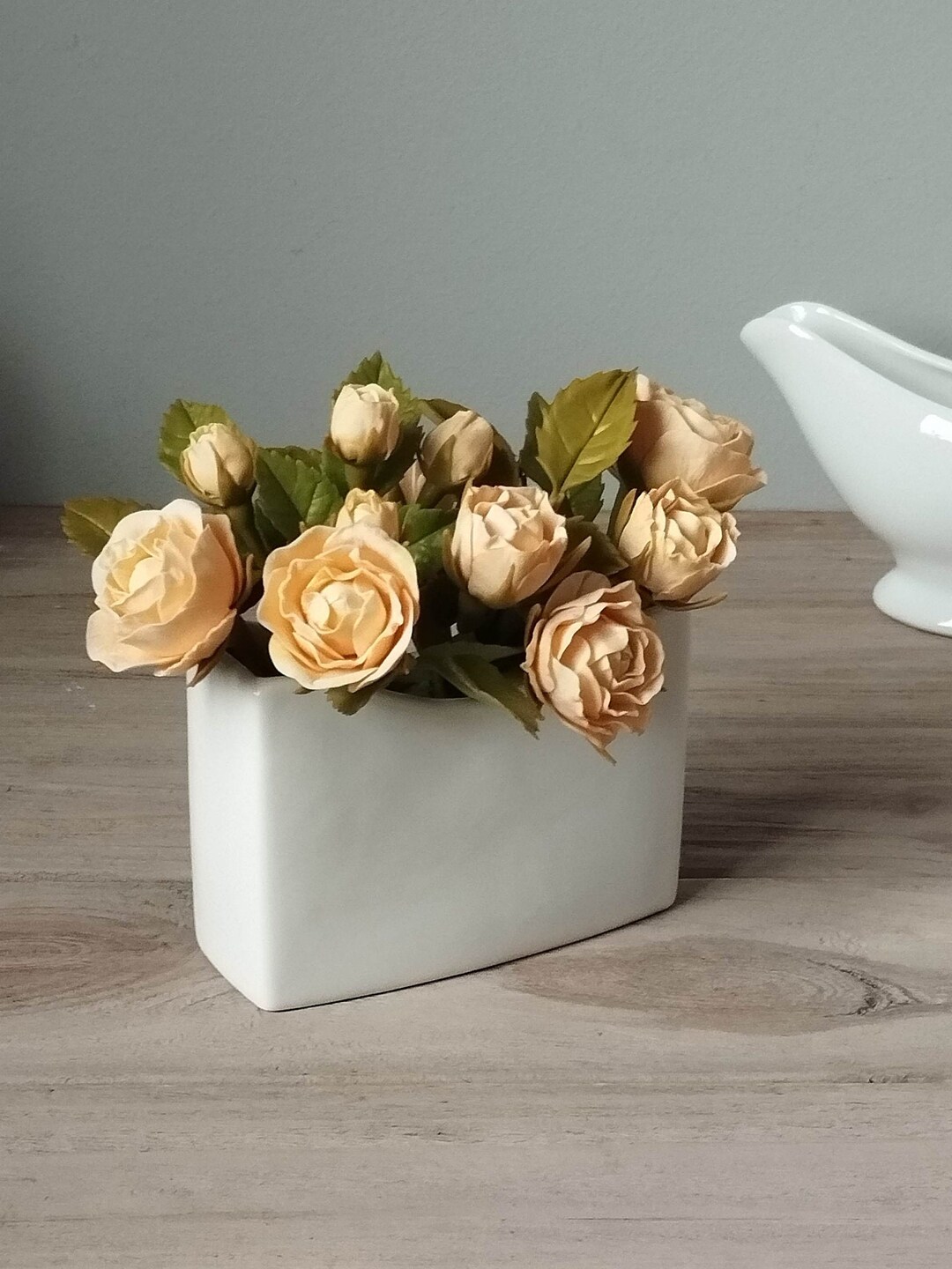 Arrangements Clay Flowers, Handmade Polymer Clay, Flowers Cold ...