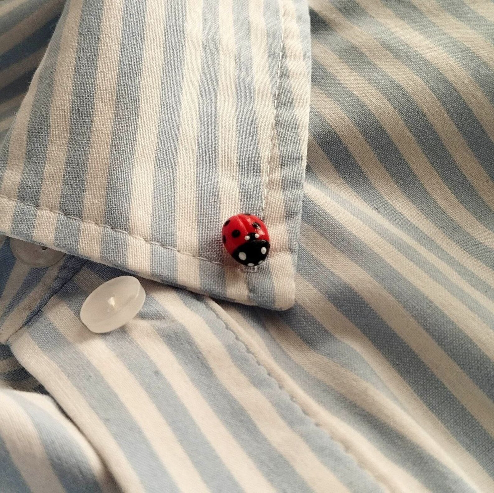Ladybug Pin, Ladybug Miniature Brooch, Realistic Ladybird, Clay Ladybug ...