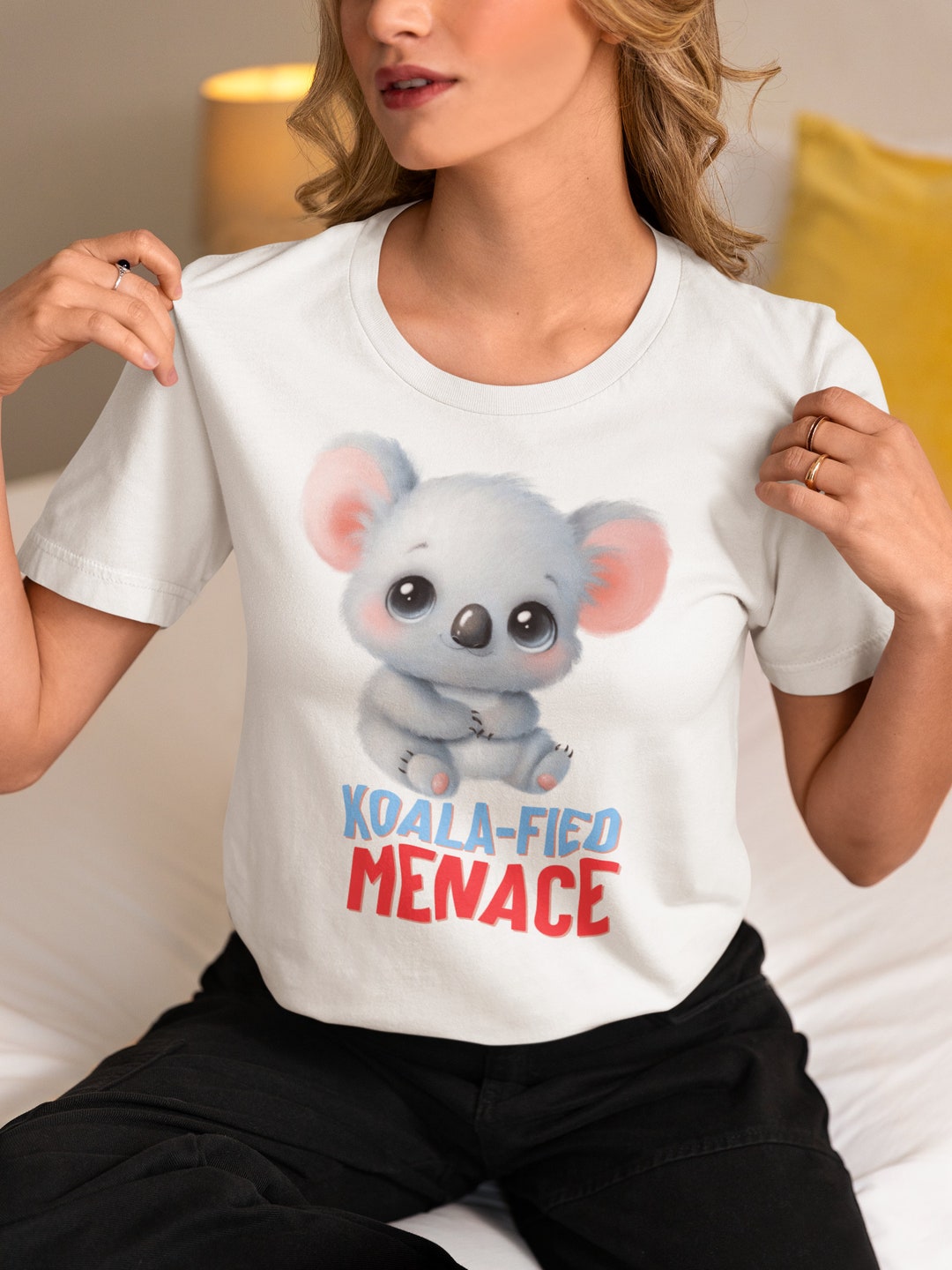 Koala-fied Menace Koala Gifts,cute Koala Shirt,koala Toddler Shirt ...