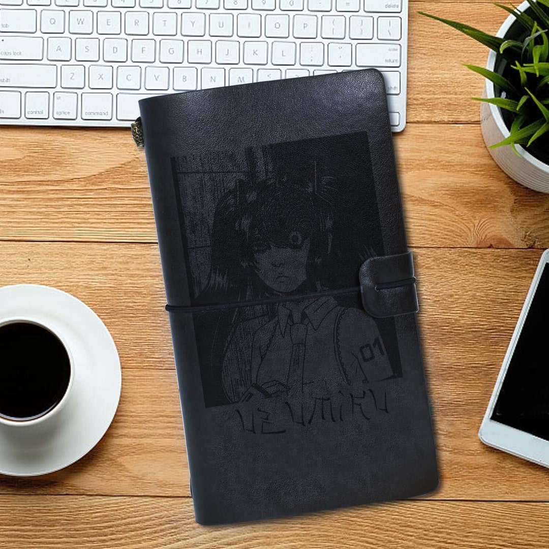 Hatsune Miku X Uzumaki uzumiku Engraved A6 Pu Leather Notebook Lined ...