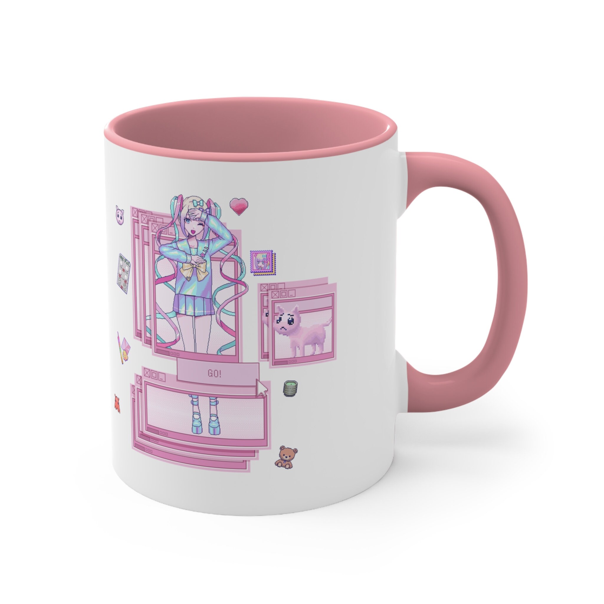 Needy Girl Overdose/ Needy Streamer Overload Kangel Pixel Coffee Mug ...
