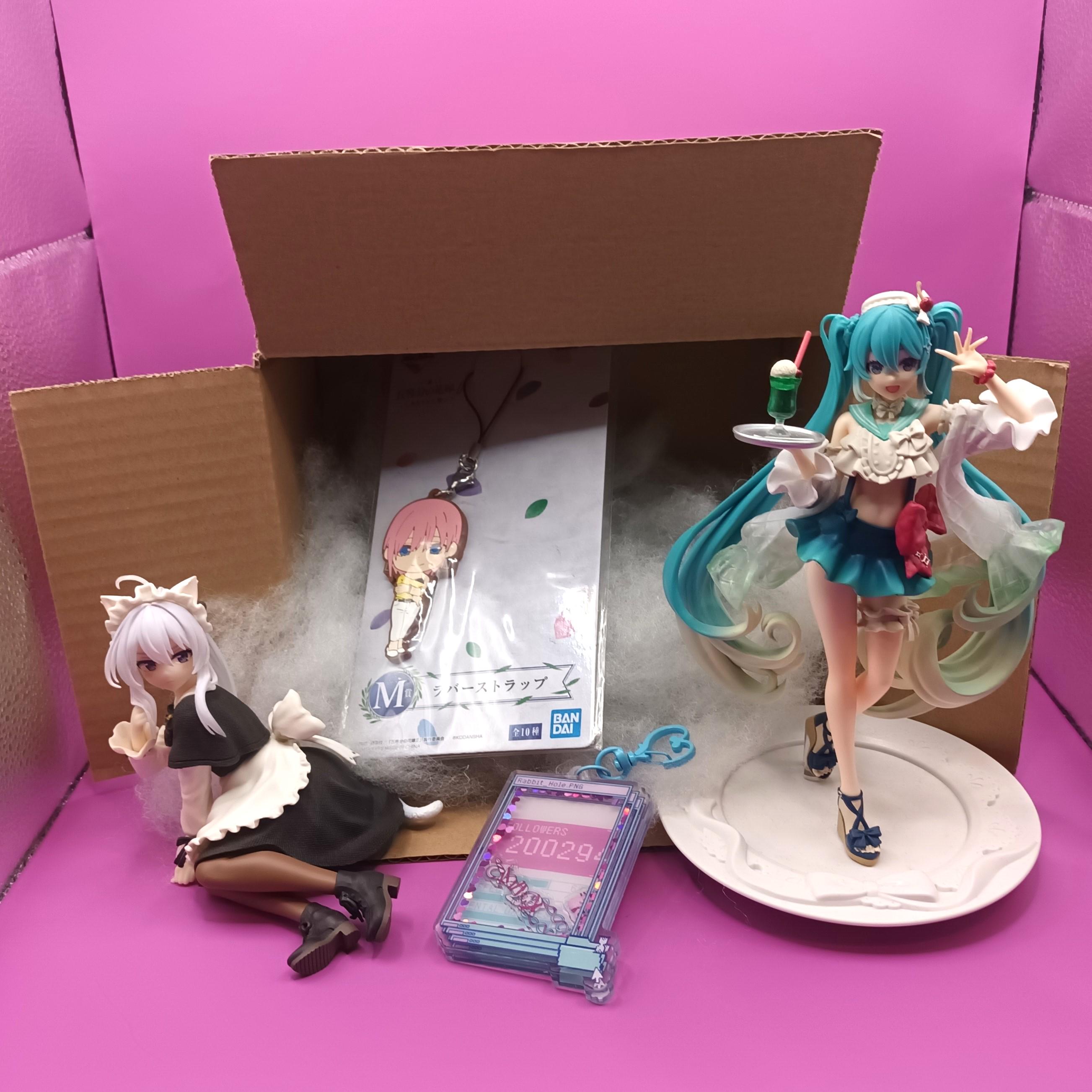 Anime Figure Mystery Bishojo Box 4+ Items Miku Re:zero Frieren Ext ...