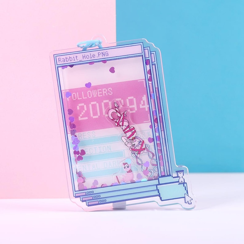 Needy Streamer Overload Acrylic Shaker Keychain: Daten Route Rabbit ...